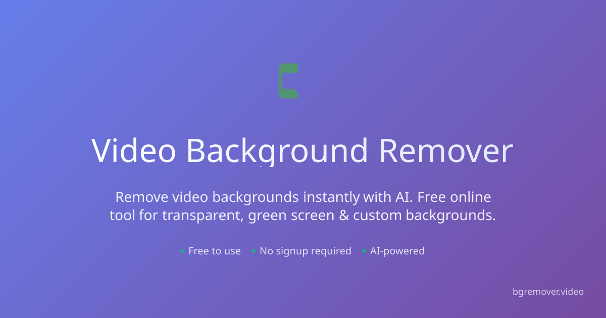 Video Background Remover | Remove Video Backgrounds Online Free | AI ...